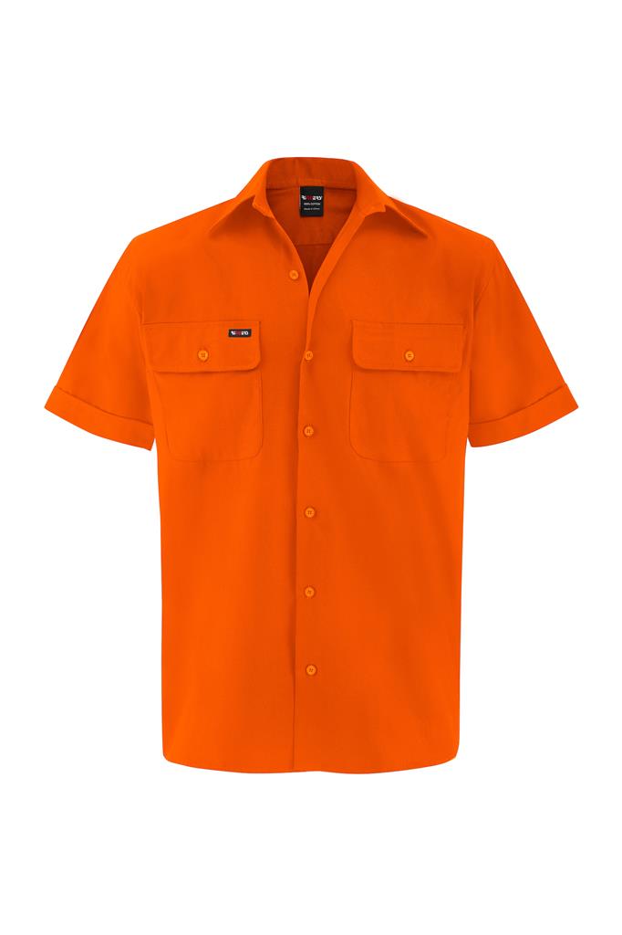 Riggers Short Sleeve 100 Cotton Drill Shirt Riggers Clearance 9786